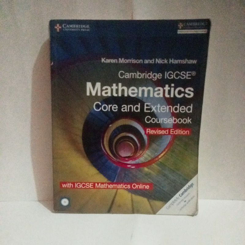 Jual Buku Cambridge Igcse Mathematics Core And Extended Coursebook Revisi Edition Shopee Indonesia