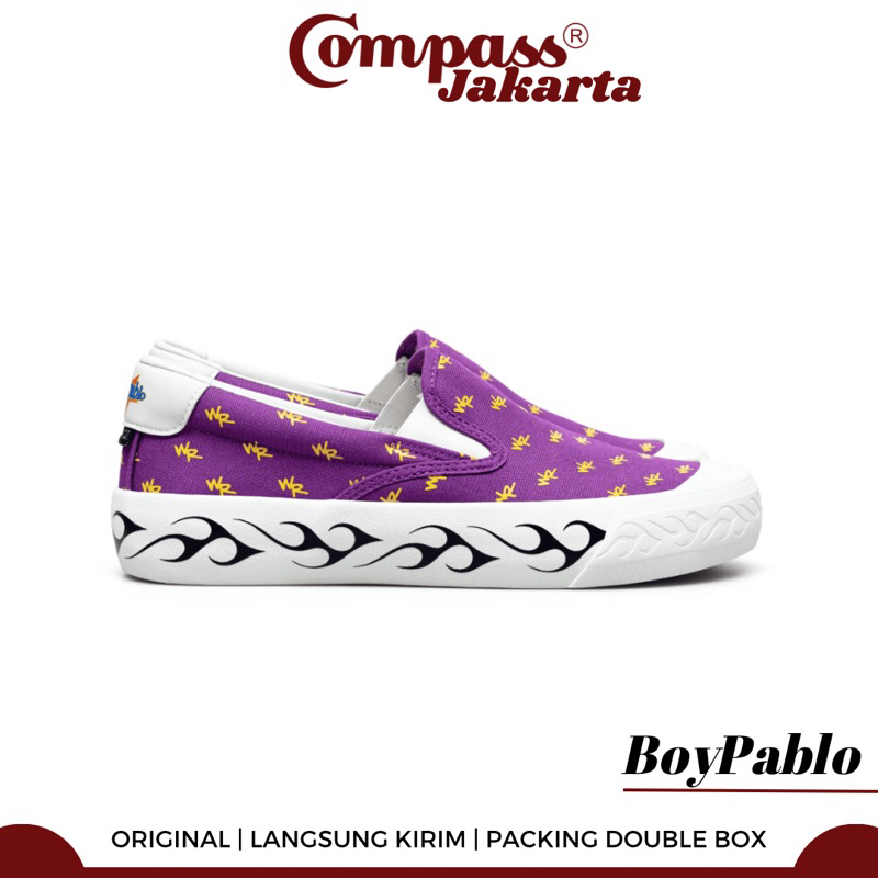 Jual [ORIGINAL] COMPASS SLIP ON BOYPABLO WACHITO RICO LIMITED 100 PAIRS ...
