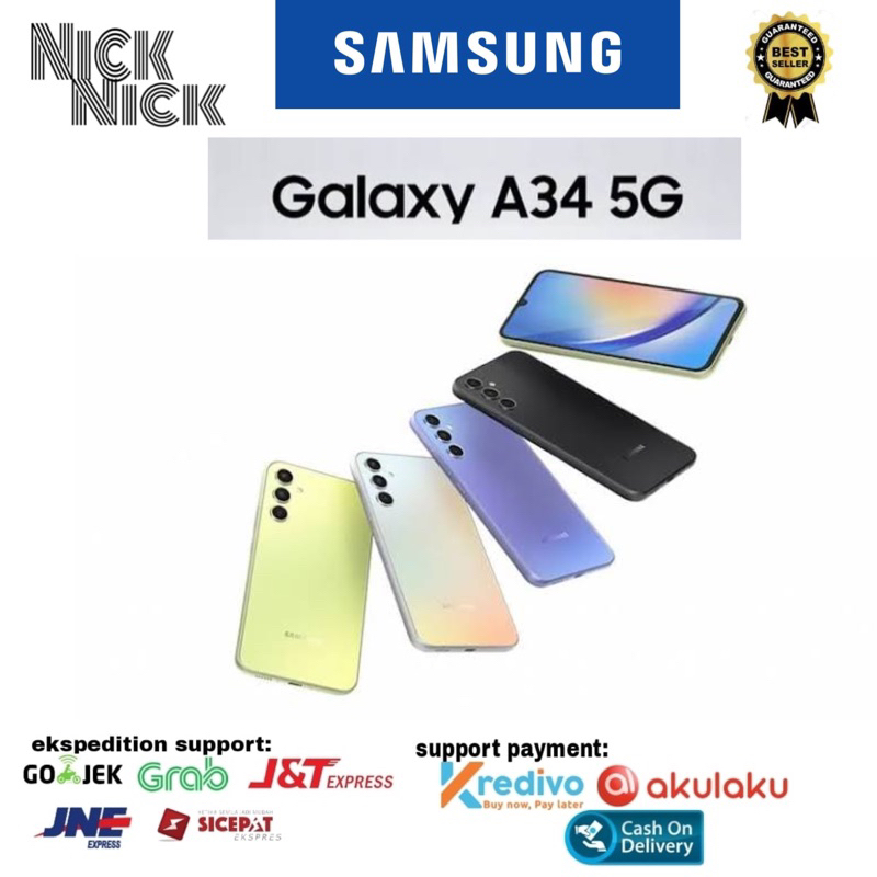 Jual Samsung Galaxy A34 5G [8/128] [8/256] Garansi Resmi | Shopee Indonesia