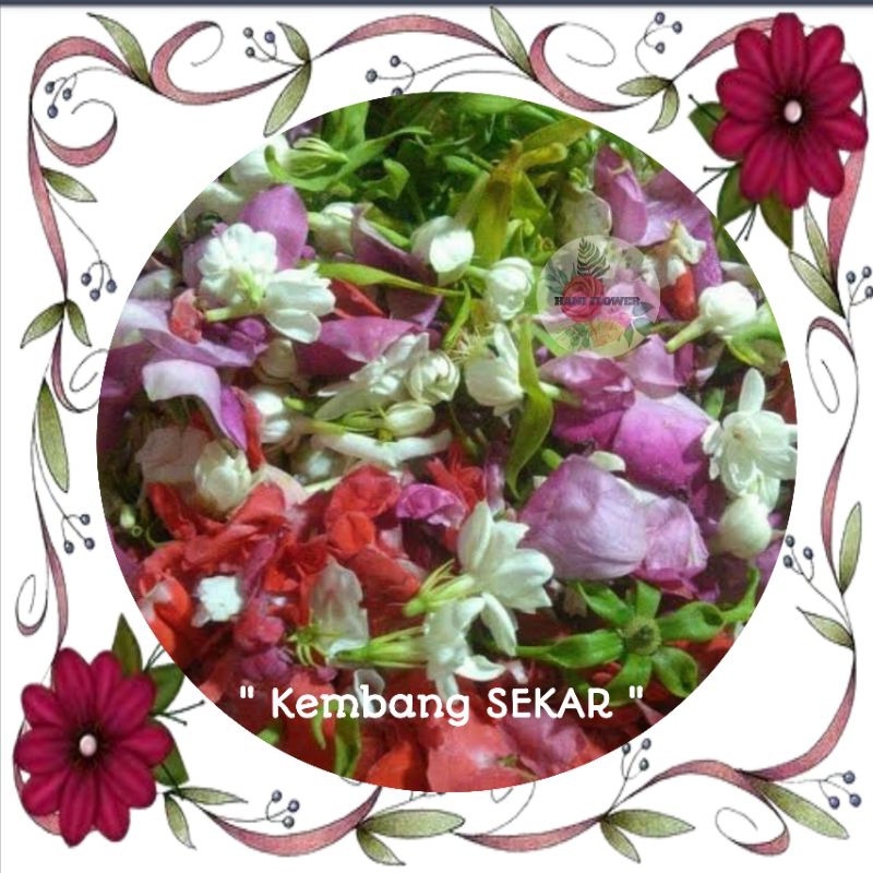 Jual KEMBANG WANGI DAN SEGAR UNTUK SEKAR / ZIARAH KUBUR 900 GRAM ...