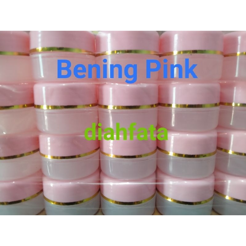 Jual 25 Pcs Pot Cream 12,5gram Pink Bening | Shopee Indonesia