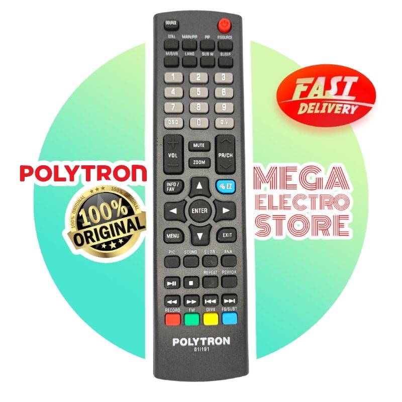 Jual Remote Polytron Tv LED ORIGINAL 81I191 | Shopee Indonesia