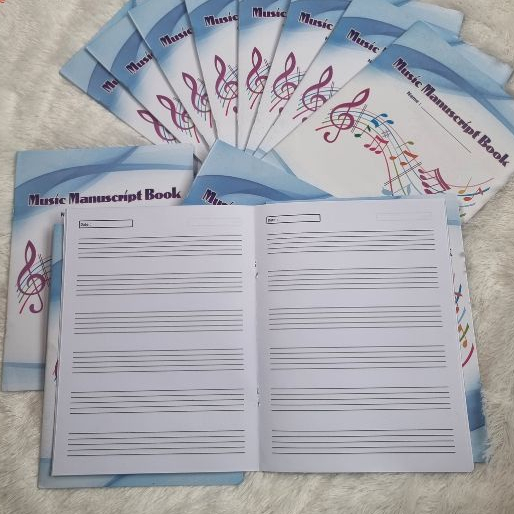 Jual Buku tulis musik garis lima buku garis paranada isi 20 halaman ...