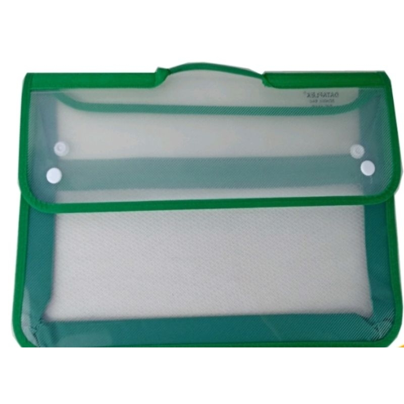 Jual MAP KANCING PLASTIK / SCHOOL BAG / MAP ZIPPER BAG | Shopee Indonesia