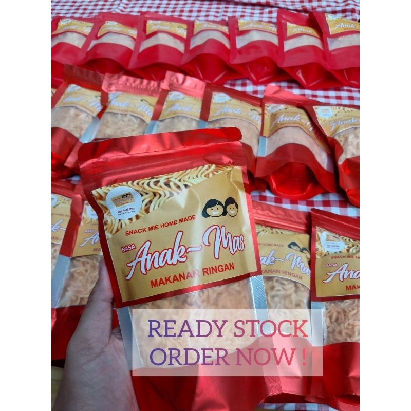 Jual READY Stock Snack Jadul Mie Kering Anak Mas Snack Tahun 90an ...