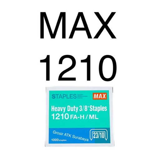 Jual ISI STAPLES MAX No 1210 / 2310 / Isi Hekter Max No 1210 Original ...
