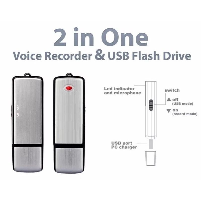 Jual Alat Perekam Suara USB Mini Tersembunyi Alat REKAM Suara Voice ...