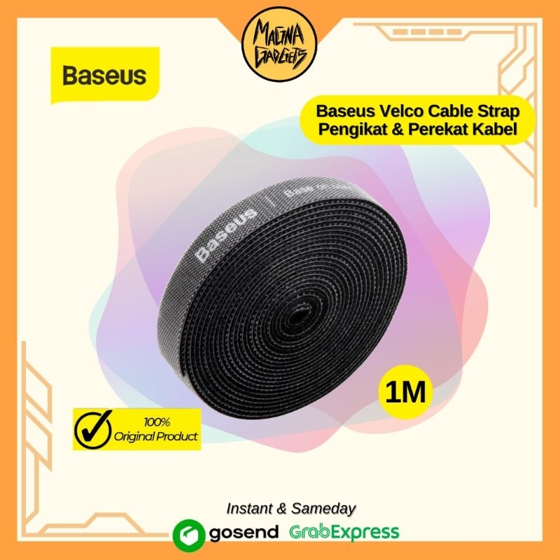 Jual BASEUS Velcro Cable Strap Pengikat Perekat Kabel Charger Panjang ...
