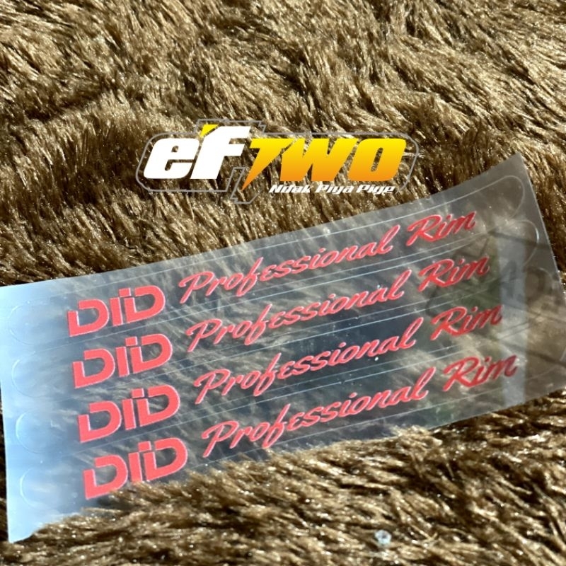 Jual STICKER VELG DID profesional rim TRANSPARANT | Shopee Indonesia