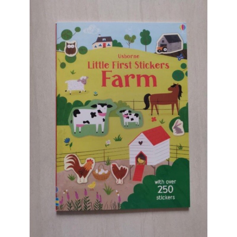 Jual Usborne first sticker book / Buku sticker anak / Buku Usborne ...