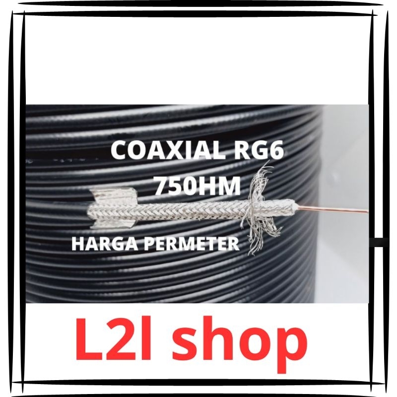 Jual kabel rg6/kabel coaxial rg6/kabel antena/kabel cctv/kabel parabola | Shopee Indonesia