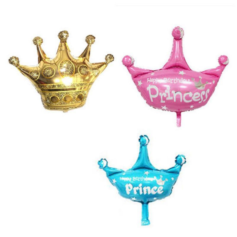 Jual Balon foil mahkota | balon foil crown | balon foil mahkota pink ...