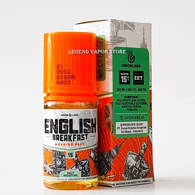 Jual SALT NIC - LIQUID ENGLISH BREAKFAST V3 Morning Babe 30ML AUTHENTIC ...