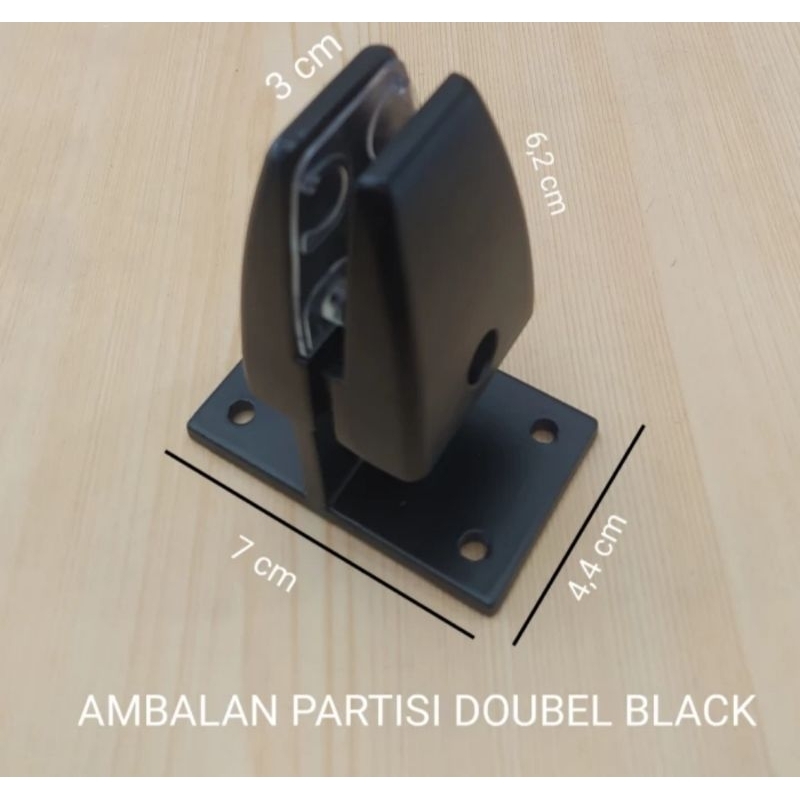 Jual Braket Ambalan Penyekat Partisi Sekat Meja Penjepit Kaca Klem ...