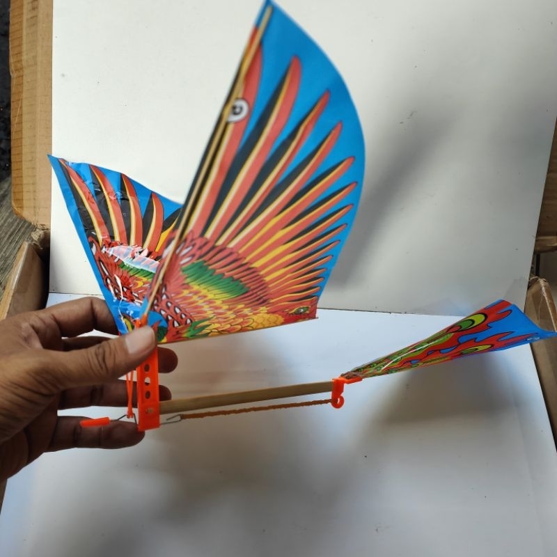 Jual 10 Pcs burung rakit layangan burung tenaga karet | Shopee Indonesia