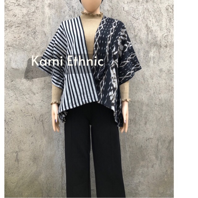 Jual Outer - Outer tenun - outer etnik - blazer tenun - cardigan tenun ...