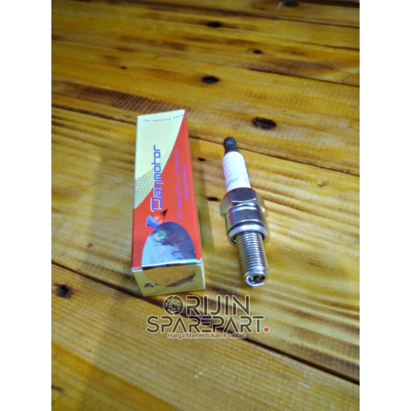Jual BUSI VESPA MATIC CR8EB ORIGINAL DANMOTOR | Shopee Indonesia