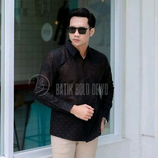 Jual BATIK BOLO DEWO Kemeja Baju Batik Pria Lengan Panjang Lapis Furing ...
