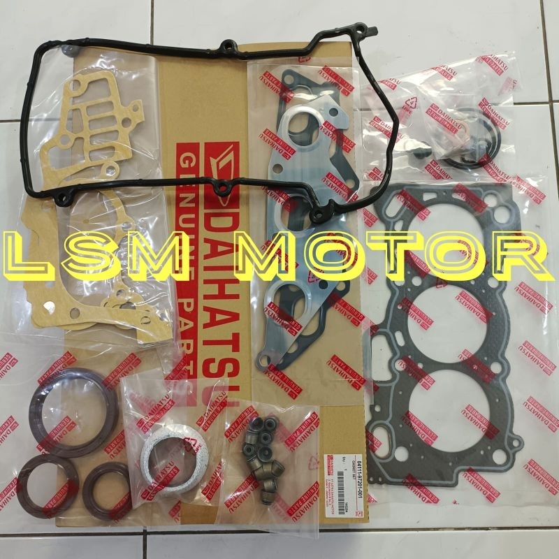 Jual paking set packing gasket full set Xenia 1.0 1000cc non vvti bahan graphite | Shopee Indonesia