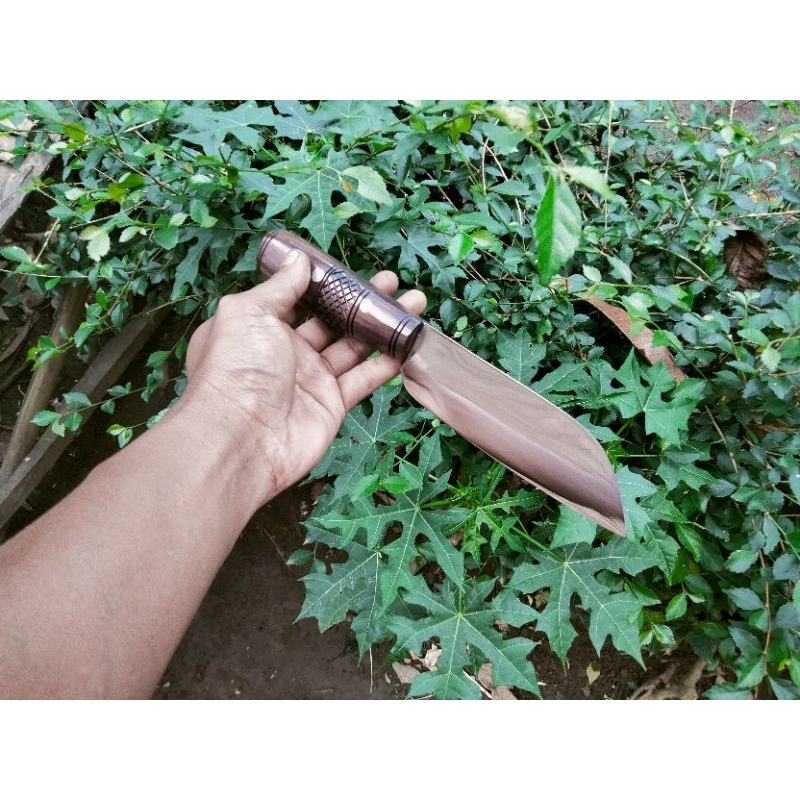 Jual pisau seset dapur per baja cap garpu original survival fingled ...