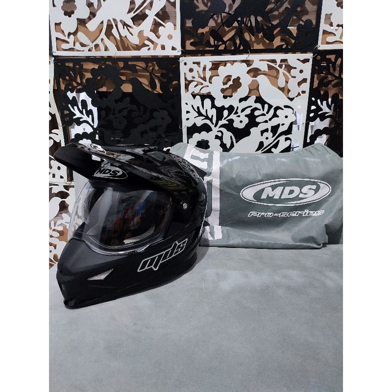 Jual Helm Fullface MDS Pro Series (Supermoto) Second | Shopee Indonesia