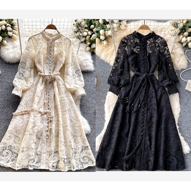 Jual GAMIS MIKAYLA BURKAT KANCING SERIBU (FULL FURING)FASHION IMPORT ...