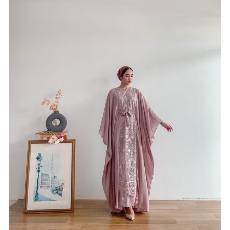 Jual AMEENA KAFTAN LEBARAN BISSA REQUEST WARNA DAN UKURAN TERSEDIA SZ JUMBO BISSA SERAGAM READY ...