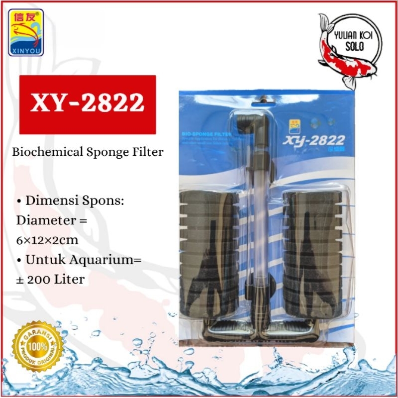 Jual Bio Sponge Filter Xin You XY-2822 Filter Aquarium Aquascape Super ...