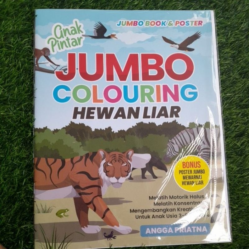 Jual BUKU ANAK PINTAR JUMBO COLOURING HEWAN LIAR | Shopee Indonesia