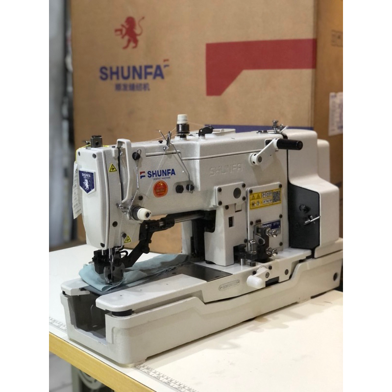 Jual Mesin Lobang Kancing SF781 SHUNFA komplit set | Shopee Indonesia