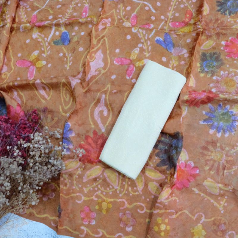 Jual kain batik viscose lukis khas Trusmi batik seni cirebon viscos ...