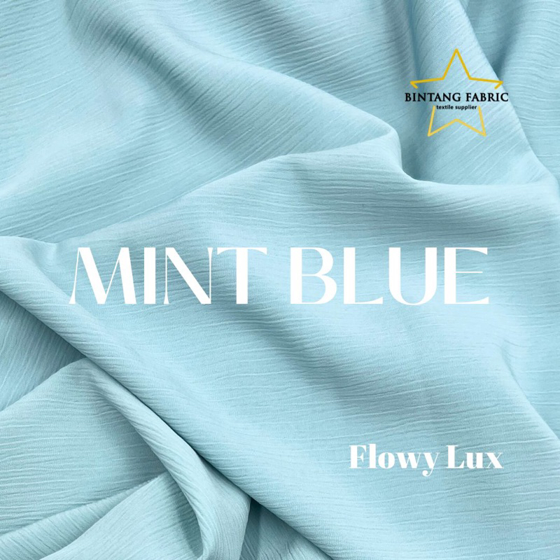 Jual Bahan Kain Flowy Lux Youryu Crinkle Airflow 0,5 meter | Shopee ...