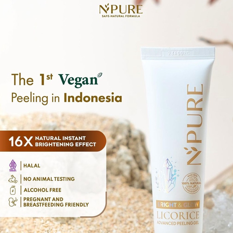 Jual LIVI - Npure Licorice Advanced Peeling Gel 50ml | Shopee Indonesia