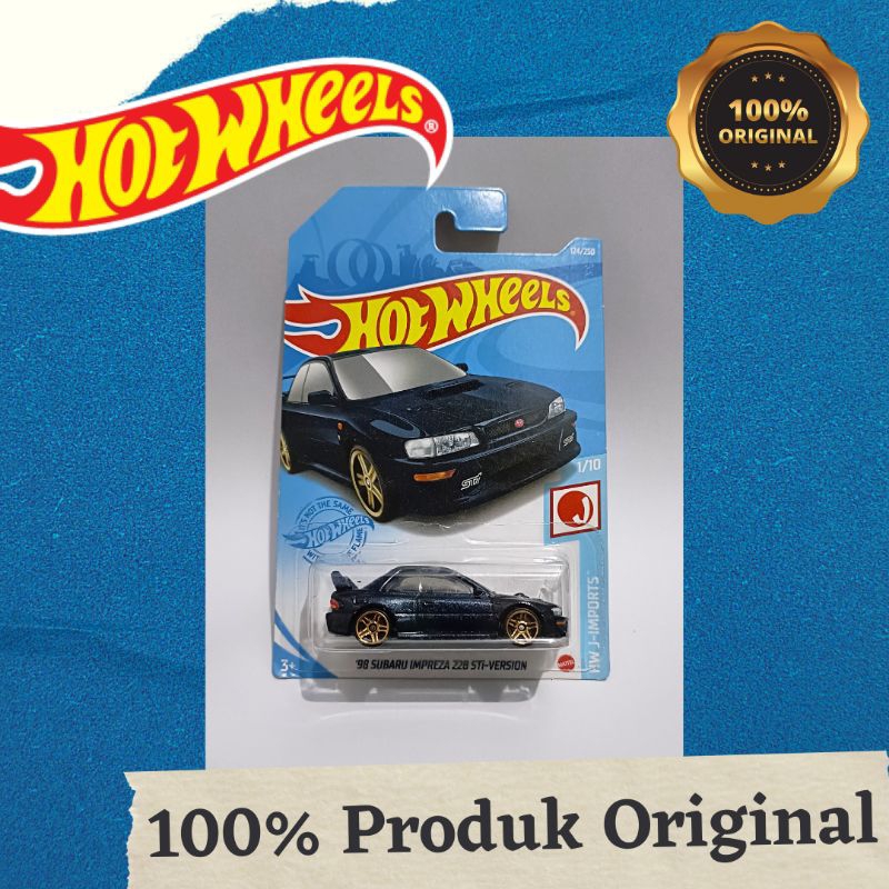 Jual Hot Wheels 98 Subaru Impreza 22B STi-Version Warna Hitam | Shopee Indonesia