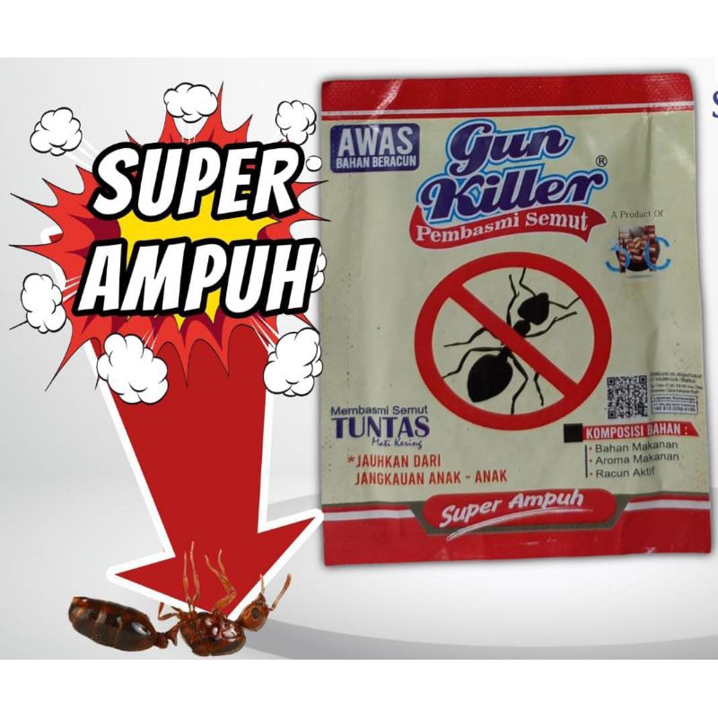 Jual Racun semut bubuk sachet / pembasmi semut / penghilang semut | Shopee Indonesia