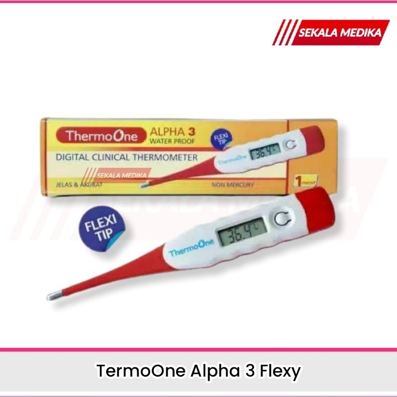 Jual Termometer Digital Alpha 3 Flexy Onemed Thermometer Lentur ...