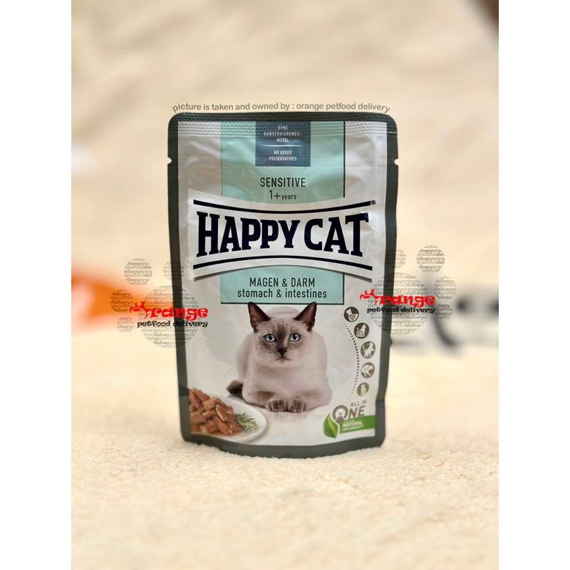 Jual happy cat stomach & intestines 85 gr - intestinal wet food makanan ...