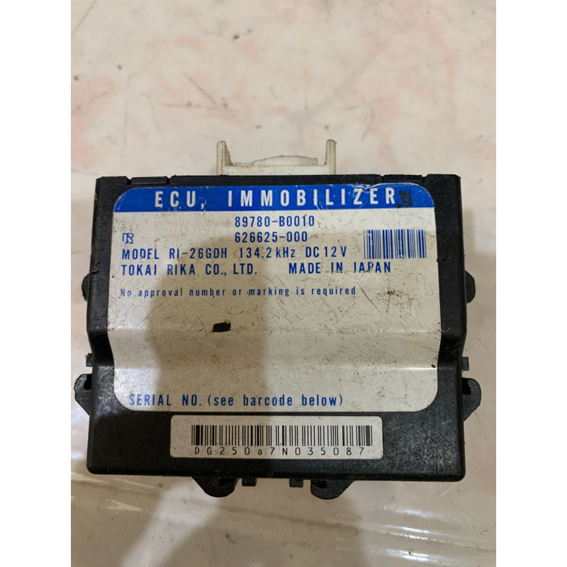 Jual immobilizer avanza ecu immobilizer avanza 89780-B0010 ORIGINAL ...