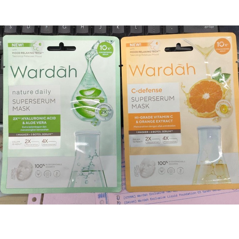 Jual NATURE DAILY SHEETMASK WARDAH SHEET MASK / MASKER WAJAH SACHET ...