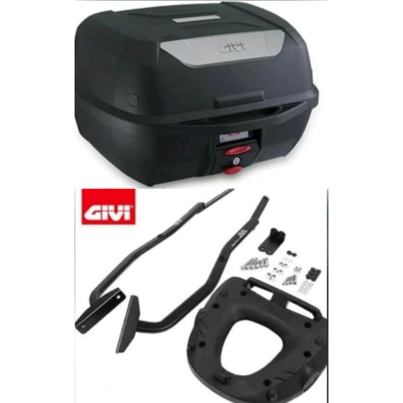 Jual Paketan Box Givi E 43 NTL Breket Bracket box Xmax Pcx Vario Adv ...