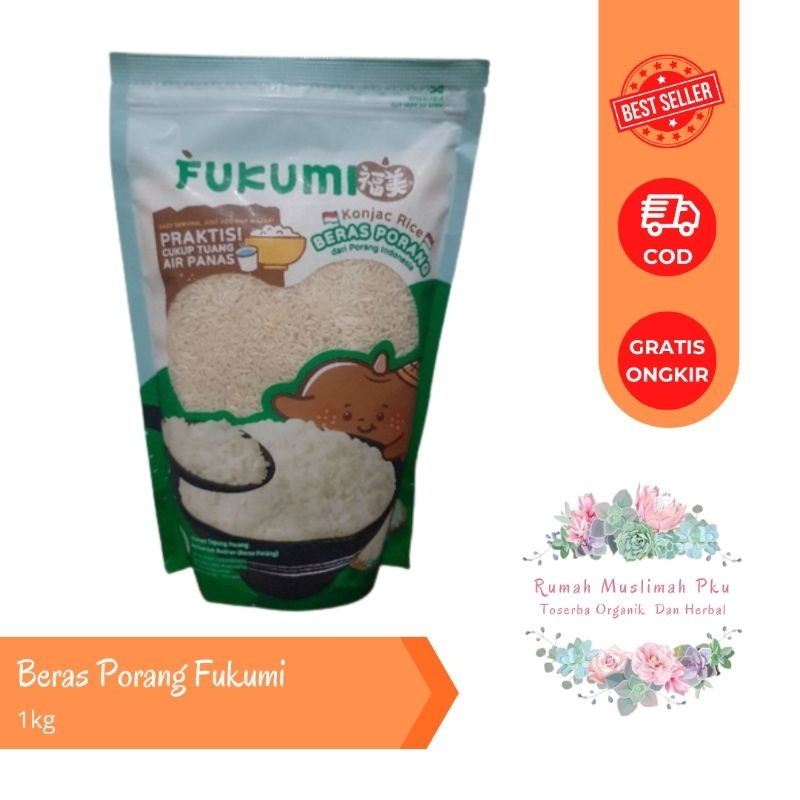 Jual FUKUMI BERAS PORANG POUCH 1KG | Shopee Indonesia