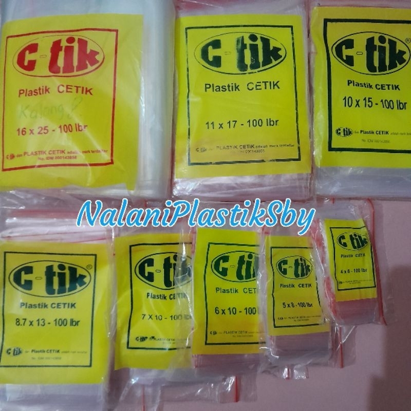 Jual PLASTIK CTIK UKURAN 7X10 (1 SLOP) | Shopee Indonesia