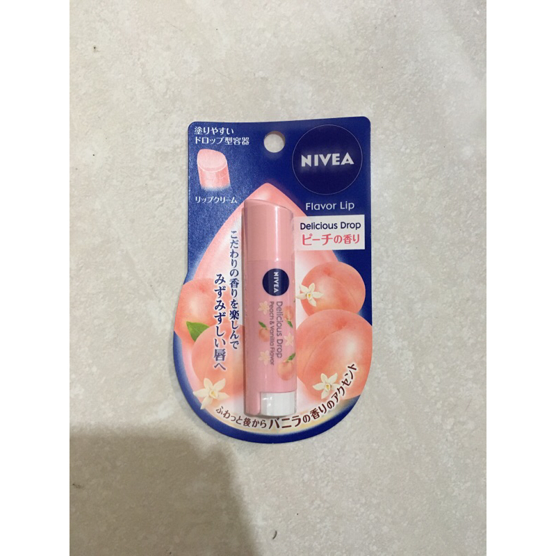 Jual NIVEA LIPS BALM 100% ORIGINAL JAPAN (READY STOCK) PEACH APPLE ...