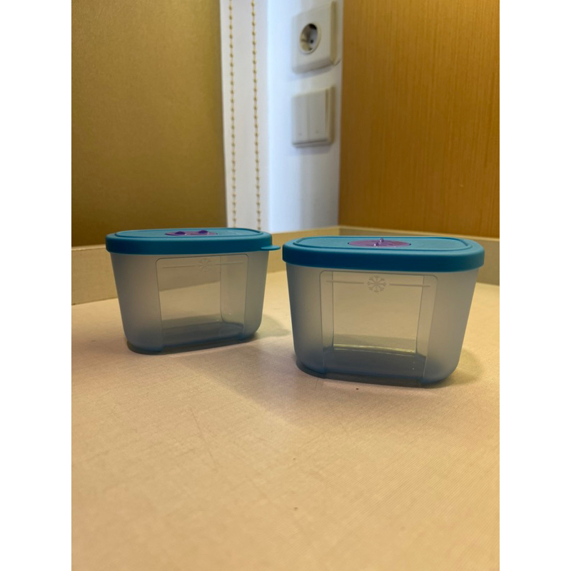 Jual Tupperware small freezer mate with dial set ( isi 2 ) | Shopee ...