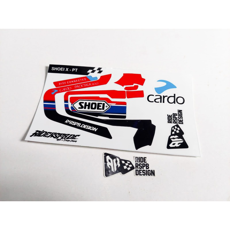 Jual SHOEI X PT - STICKER DECAL SKIN COVER GARSKIN INTERCOM CARDO ...