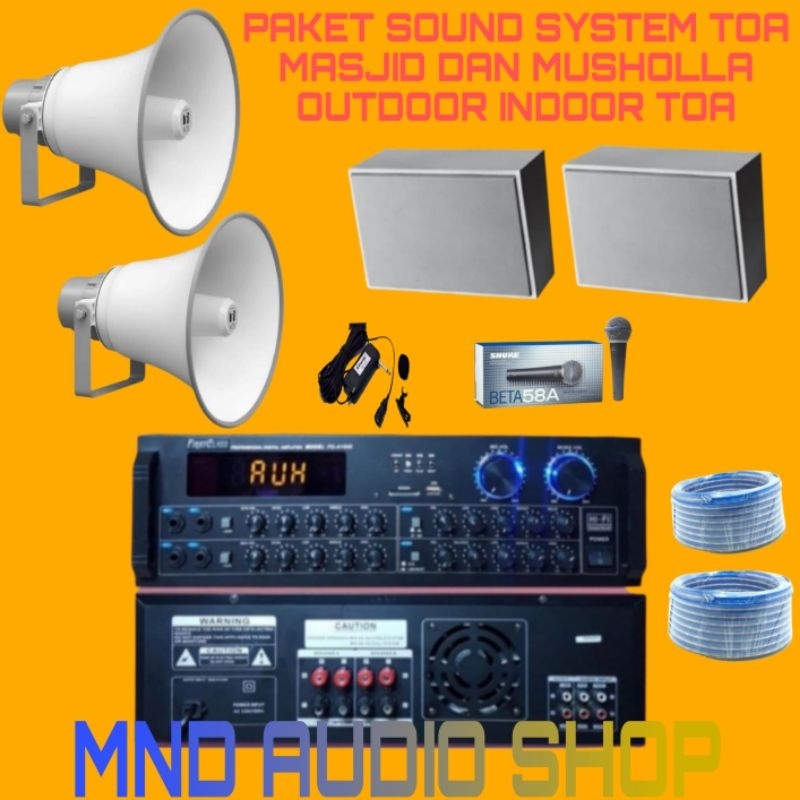Jual paket sound system toa masjid dan musholla outdoor indoor toa ...