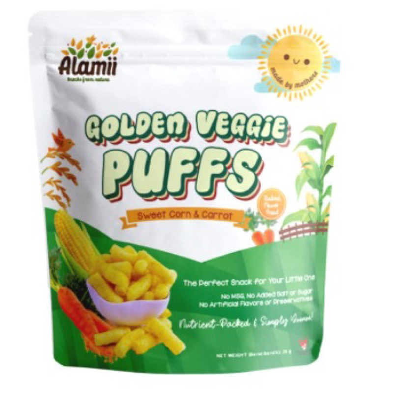 Jual Alamii Puffs, snack sehat untuk anak Snack MPASI / Snack Bayi ...