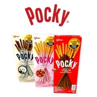Jual GLICO POCKY PEJOY MINI STRAWBERRY 21gr CHOCOLATE 22gr BISKUIT ...