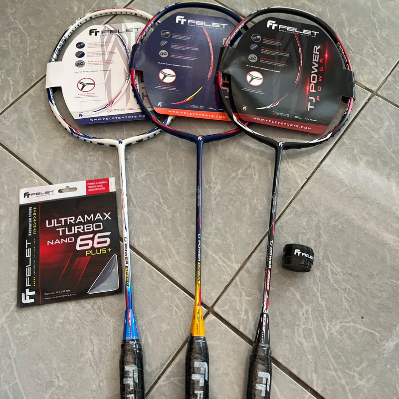 Jual RAKET BADMINTON FELET TJ POWER SPEED CONTROL | Shopee Indonesia