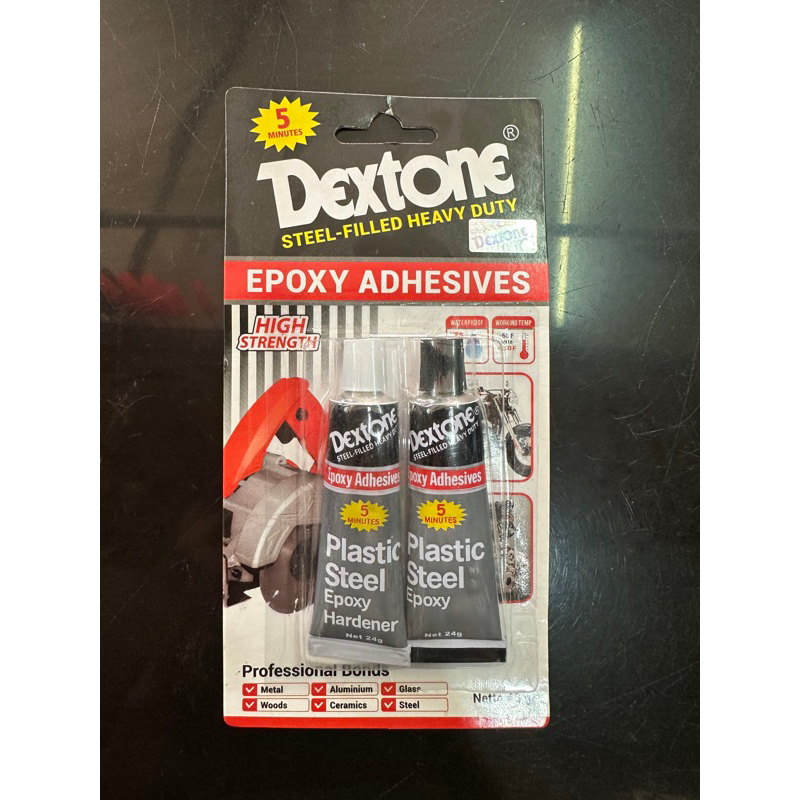 Jual LEM BESI DEXTONE 5 MENIT EPOKSI Epoxy Adhesives 48 Gram | Shopee ...